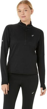 Asics Damen T-Shirt ROAD WINTER 1/2 ZIP MID LAYER