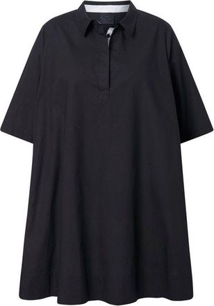 Ulla Popken Minikleid Tunikakleid Papertouch A-Linie Halbarm