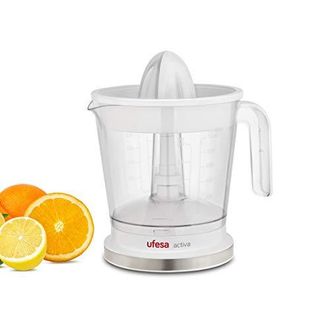 Ufesa Activa EX4942 Zitruspresse 40 W Leistung Entsafter, 2 Kegel f&uuml;r verschiedene Gr&ouml;&szlig;en, 1 Liter Krug, Wei&szlig;