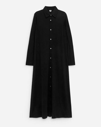 Arket Maxi-Hemdkleid -Schwarz
