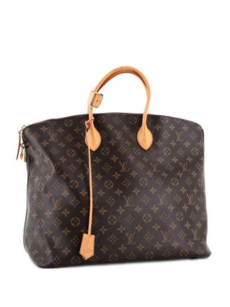 Louis Vuitton sac GM Lockit NM monogramm&eacute; en toile - Marron