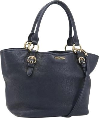 Miu Miu Damen, Pre-Owned, Blau, ONE SIZEGr&ouml;&szlig;e
