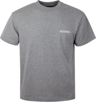 Jacquemus Homme, Tops, Gris, Taille: L Le T-Shirt