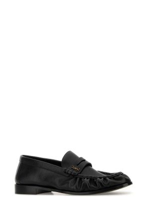 Saint Laurent Leather Loafer - Black