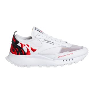 Vision Of Super Multicolor Schn&uuml;rung Leder Sneakers - - Shoes - Herren - Wei&szlig; - 44 EU