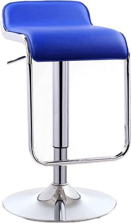 Generic Drehbarer Barhocker, moderner minimalistischer Barhocker, h&ouml;henverstellbarer Barhocker f&uuml;r Zuhause/Blau/61-81 cm
