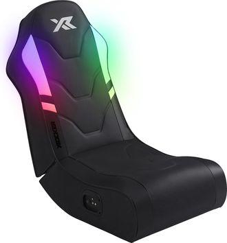 X Rocker Shadow RGB 2.0 Audio Gaming Stuhl f&uuml;r Kinder & Jugendliche mit LED Beleuchtung - Schwarz