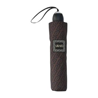 Liu Jo Petit Parapluie Monogramme - Femme - Accessoires - Brun - Taille: ONE Size
