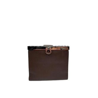 Ferragamo Portefeuille Vintage Pre-owned - Femme - Pre-owned - Brun - Taille: ONE Size