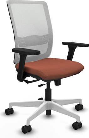 Piqueras y Crespo Haches Neigbarer Schreibtischstuhl mit 3D-Armen, h&ouml;henverstellbare Lendenwirbelst&uuml;tze, ausgestattet mit Syncro/Traslack und injiziertem Schaumstoff, m