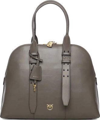 Pinko Maxi Escape Tote Bag - Grau