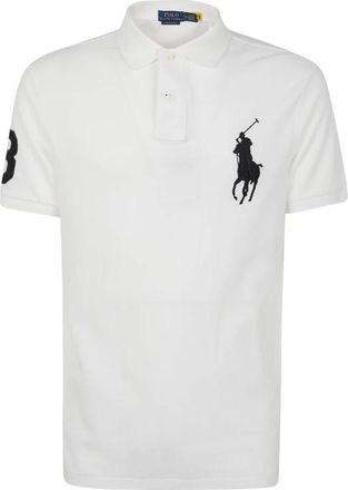 Polo Ralph Lauren Homme, Tops, Blanc, Taille: XL Polo &agrave; Manches Courtes