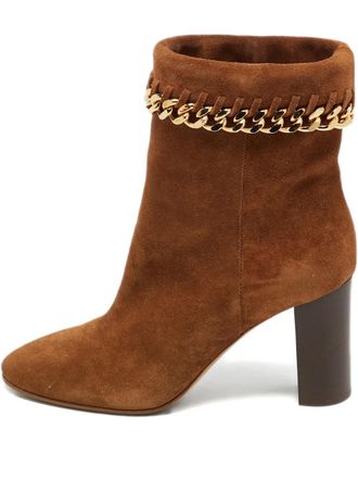 Casadei Chains Wildlederstiefel - Braun