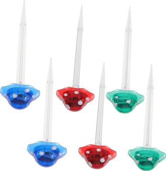 NUOBESTY Solar Gartendekoleuchten Pilzform Kunststoff Solarleuchten Für Außen Rasen Hof Terrasse Beleuchtung