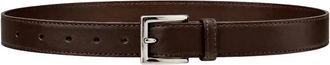 Erika Cavallini Semi Couture Ceinture en cuir - Femme - Accessoires - Brun - Taille: S