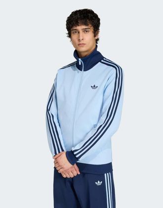adidas Originals Veste de surv&ecirc;tement classique - Bleu ciel transparent/indigo nuit