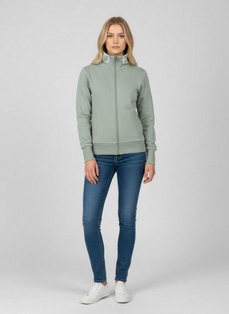 Elbsand Sweatjacke Elbsand, Alvis Sweatjacke mit stylischem Kragen hoher Kragen