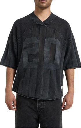 Represent Represent, Homme, Tops, Noir, Taille: M T-shirt en maille &agrave; col en V