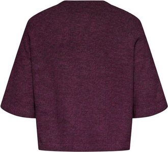 Only Carmakoma Strickpullover CARSIMONI 3/4 PULLOVER KNT NOOS Materialmix, regular fit