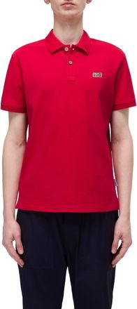Napapijri Herren,Poloshirt Eruggy mit Kurzen Ärmeln,Rot,3XL