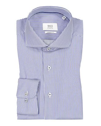 Eterna Gestreiftes Hemd in Twill-Qualit&auml;t, Modern Fit in