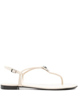 Giuseppe Zanotti Verzierte Sandalen - Nude