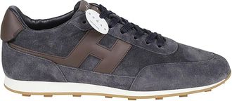 Hogan Homme, Chaussures, Bleu, Taille: 42 1/2 EU Baskets H699