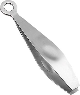 NUOBESTY Edelstahl K&uuml;chenpinzette Flach f&uuml;r Fischgr&auml;ten Schweinehaare Sp&uuml;lmaschinenfest Rutschfest Multifunktional f&uuml;r Haushalt Profi