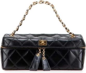 Chanel Pre-owned Cuir sacs-chanel - Femme - Pre-owned - Noir - Taille: ONE Size