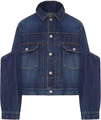 sacai Veste En Jean - Bleu