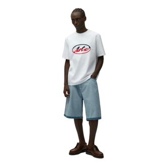 Arte Homme, Shorts, Bleu, Taille: W32 Denim Inside/Out Shorts