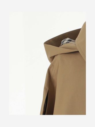 Burberry Girls Cotton Cape Beige Coat