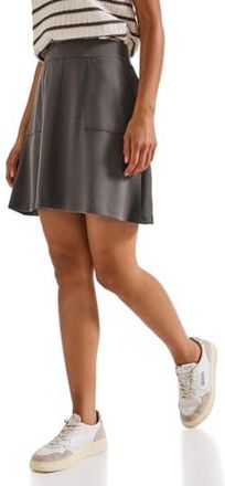 Street One 3610044 Jupe de Couleur Unie, Marron Nomad, 42W Femmes