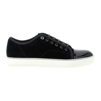 Lanvin Basket Low-Top Wildledersneaker - - Shoes - Herren - Schwarzk - 45 EU