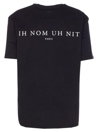 Ih Nom Uh Nit Ornamental Print T-Shirt - Black