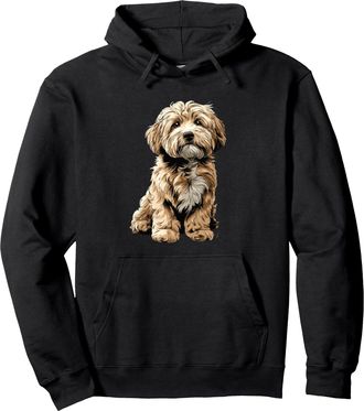 Whyitsme Design Cavachon-Hundeillustration Pullover Hoodie