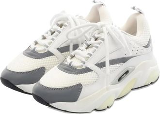 Dior baskets en cuir (années 2010) - Blanc