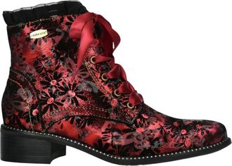 Laura Vita Emcmao Schn&uuml;rstiefel - - Shoes - Damen - Rot - 39 EU