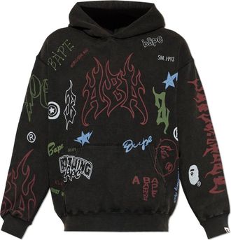 A Bathing Ape A Bathing Ape, Homme, Sweatshirts et sweats &agrave; capuche, Noir, Taille: S The Sweat &agrave; capuche