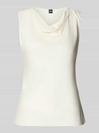 HUGO BOSS Regular Fit Blusentop aus Seiden-Mix Modell BELIDINA