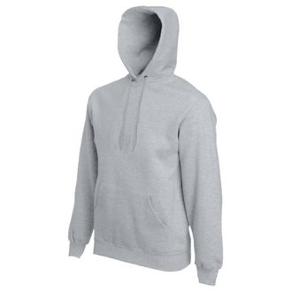 Fruit Of The Loom Herren Hooded Sweat Sweatshirt, Farbe:Graumeliert, Größe:4XL