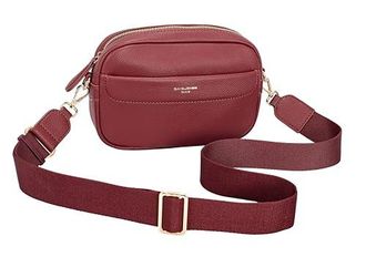 David Jones Paris - Pochette Bandouli&egrave;re - Sac port&eacute; travers - Port&eacute; &eacute;paule - Taille Mini - Mati&egrave;re Synth&eacute;tique - Pratique Ville Chic Voyage Classique (Windsor Wi