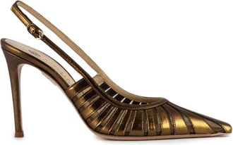 Roberto Festa Milano Femme, Chaussures, Brun, Taille: 39 EU Escarpins Slingback Ade