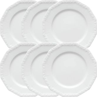 Rosenthal Maria Weiss Frühstücksteller 21 cm Set6