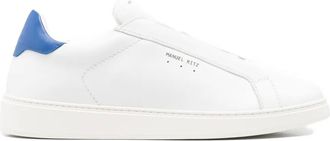 Manuel Ritz baskets en cuir - Blanc
