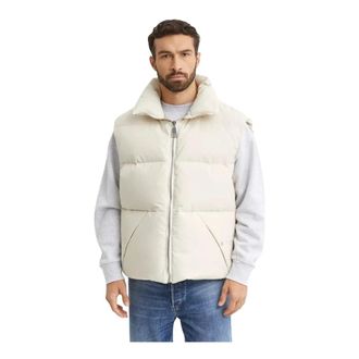 Khrisjoy Leichte Creme Puffer Weste - - Jackets - Herren - Beige - XS