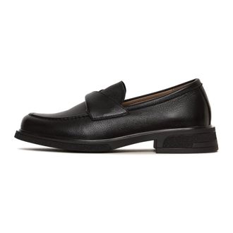 Cesare Gaspari Femme, Chaussures, Noir, Taille: 41 EU Classic Leather Twist Mocassins