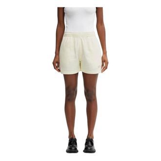 Maison Kitsun&eacute; Textured Regular Short - - Shorts - Damen - Beige - M