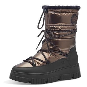 s.Oliver Bottines en Dentelle pour Femme 5-26401-43 Botte de Neige, Bronze, 37 EU