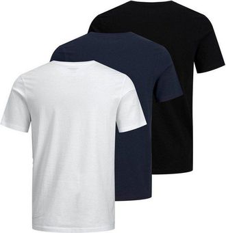 Jack & Jones T-Shirt Jack & Jones Herren 3er-Pack T-Shirt JceCorp Slim-Fit Oberteil Logo